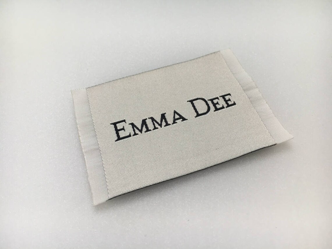 300 Custom Cloth Tags Garment Logo Label Clothing Label - Etsy
