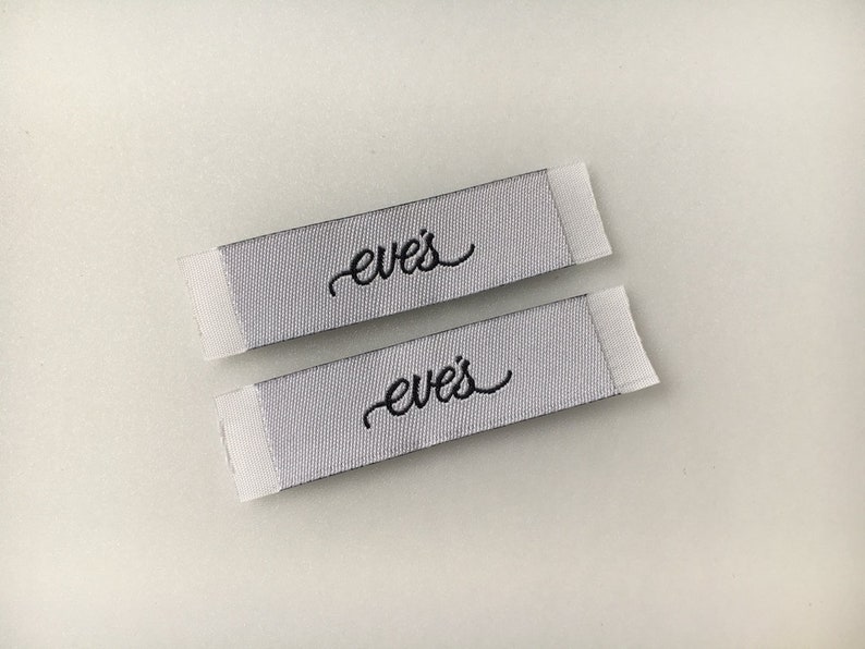 500 Custom Fold Over Fabric Labels Sewing Labels Shirt - Etsy