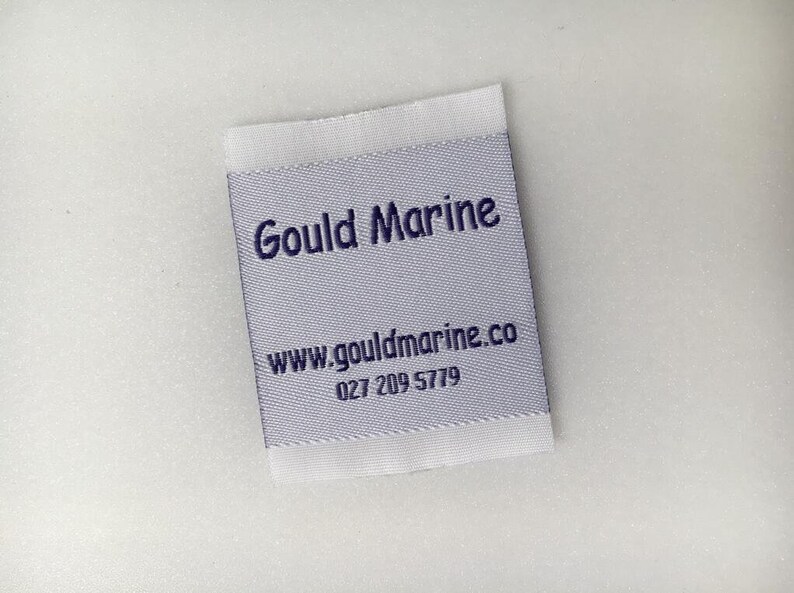 500 Custom Fold Over Fabric Labels Sewing Labels Shirt - Etsy