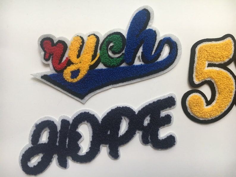 Custom Chenille Patch Large Patch for Back of Jacket - Etsy