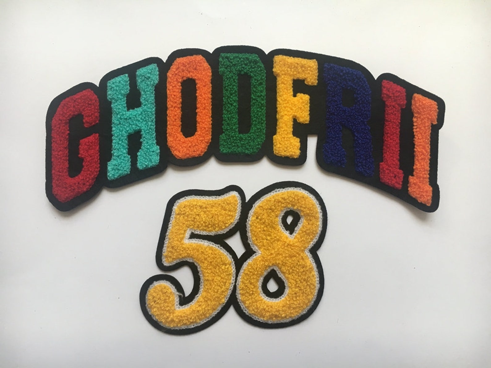 Custom Chenille Patches Chenille Patches Custom Design - Etsy