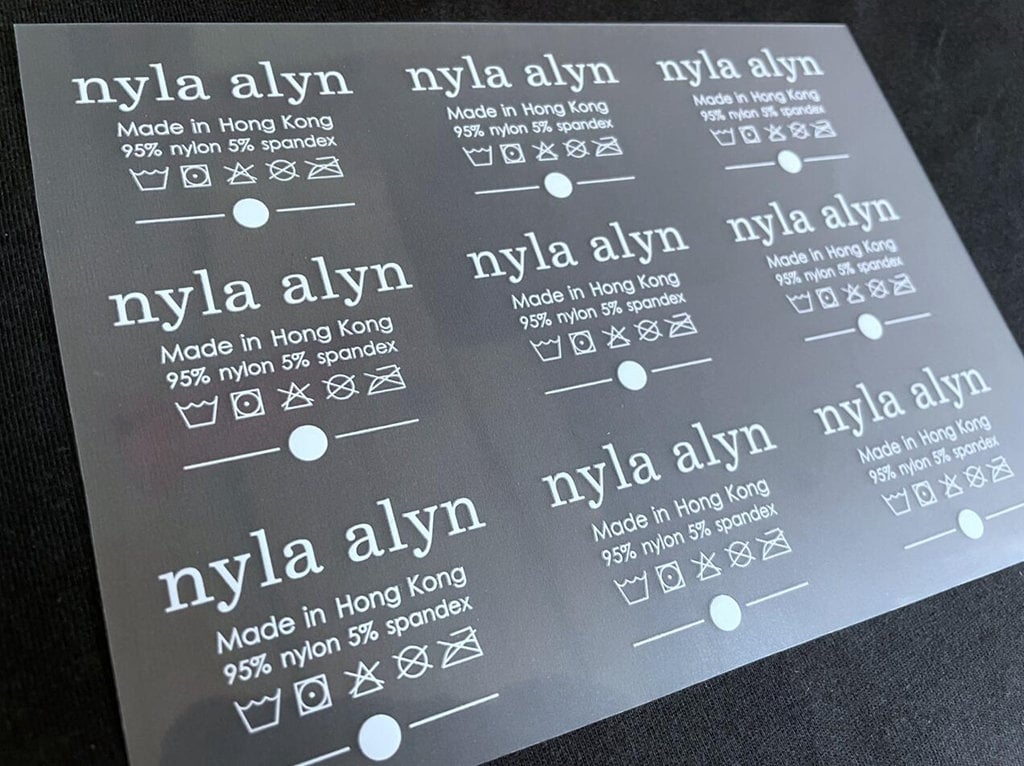 500 Tagless Heat Transfer Labels Custom Custom Neck Tags - Etsy