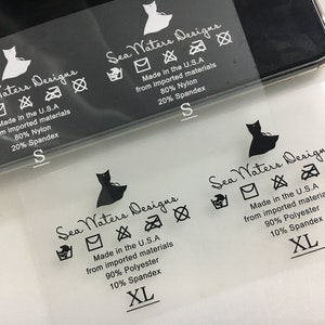 500 Heat Transfer Labels for Garments, T Shirt Tagless Labels, Iron on ...