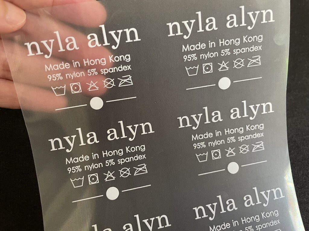 500 Heat Transfer Labels for Clothing Tagless Clothing - Etsy