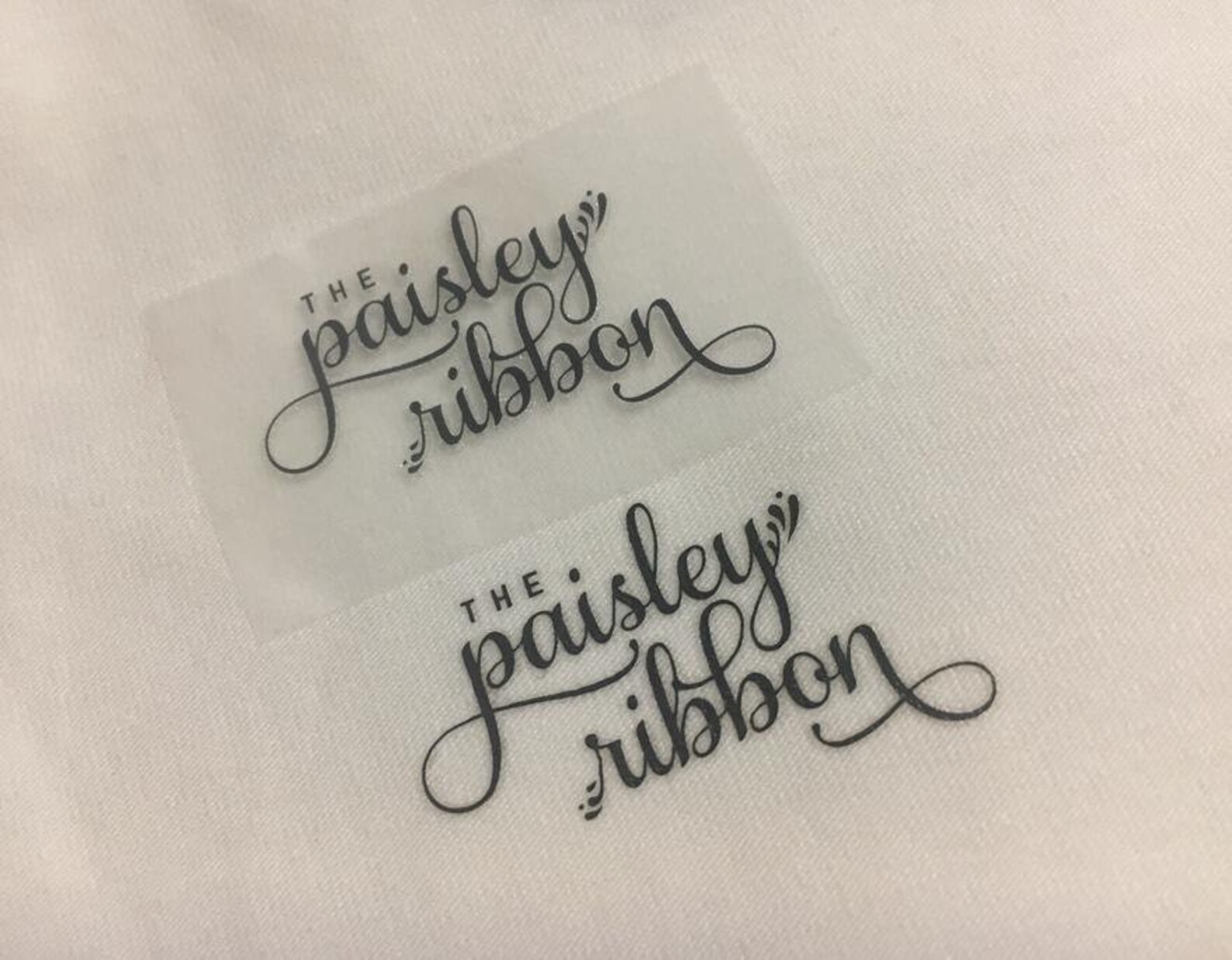 300 Heat Transfer Labels for Garments Heat Label Custom Heat - Etsy