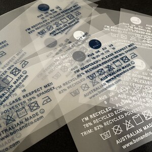 1000 Heat Transfer Labels Apparel, Tag Heat Press Size for Shirts, Tagless Iron on Clothing ...