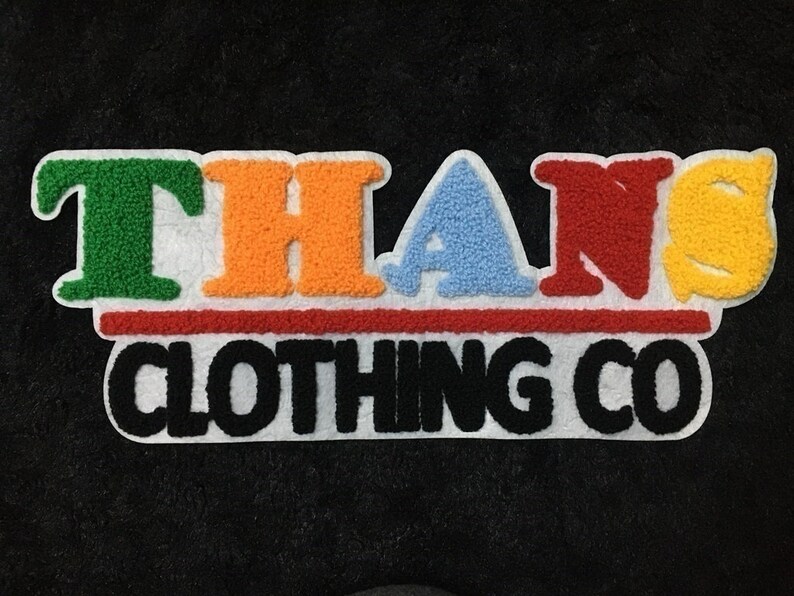 Chenille Chenille Back Names Custom Chenille Patches - Etsy