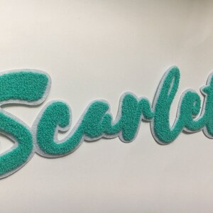 100 Chenille Custom Letter Varsity Patches - Etsy