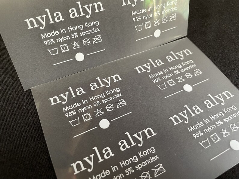 300 Heat Transfer Labels for Garments Heat Label Custom Heat - Etsy