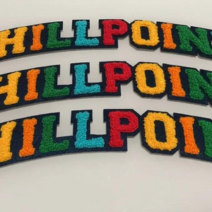 100 Chenille Custom Letter Varsity Patches - Etsy