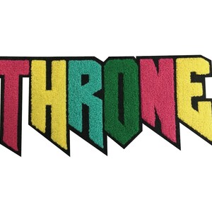 100 Chenille Chenille Back Names Custom Chenille Patches - Etsy