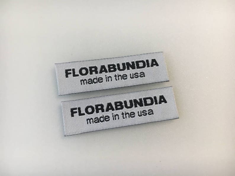 500 Custom Fold Over Fabric Labels Sewing Labels Shirt - Etsy