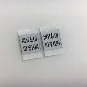 1000 Custom Cloth Clothing Tags, Clothes Labels, Clothing Name Tags ...