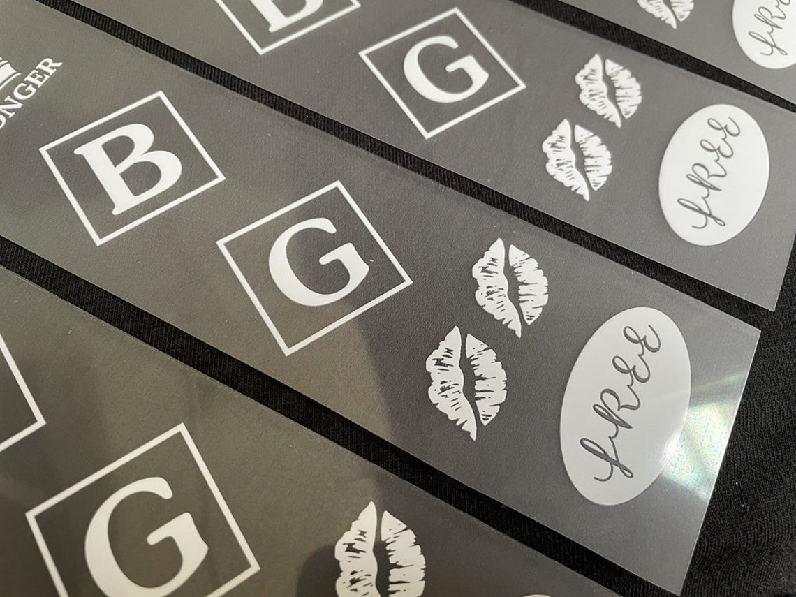 500 Heat Transfer Labels for Garments Custom Tagless Clothing - Etsy