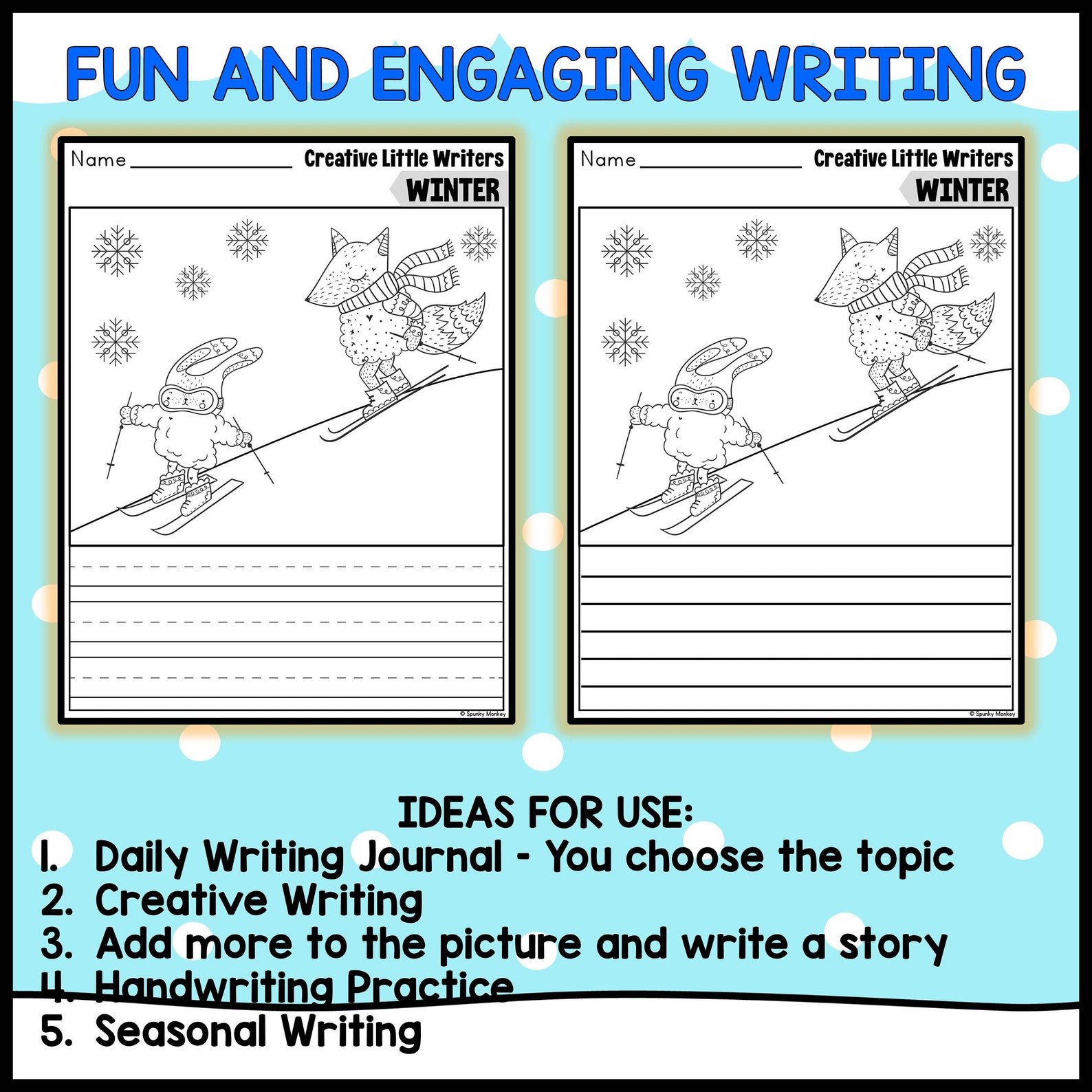 WINTER Picture Writing Prompts Beginners Creative Writing Etsy winter-picture-writing-prompts-beginners-creative-writing-etsy