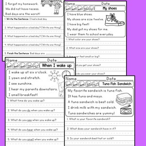 My Jelly Journal Daily Journal to Practice Reading and | Etsy