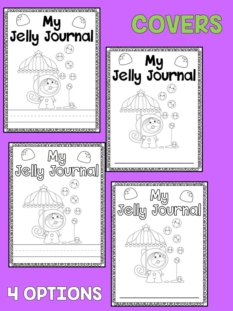 My Jelly Journal Daily Journal to Practice Reading and | Etsy
