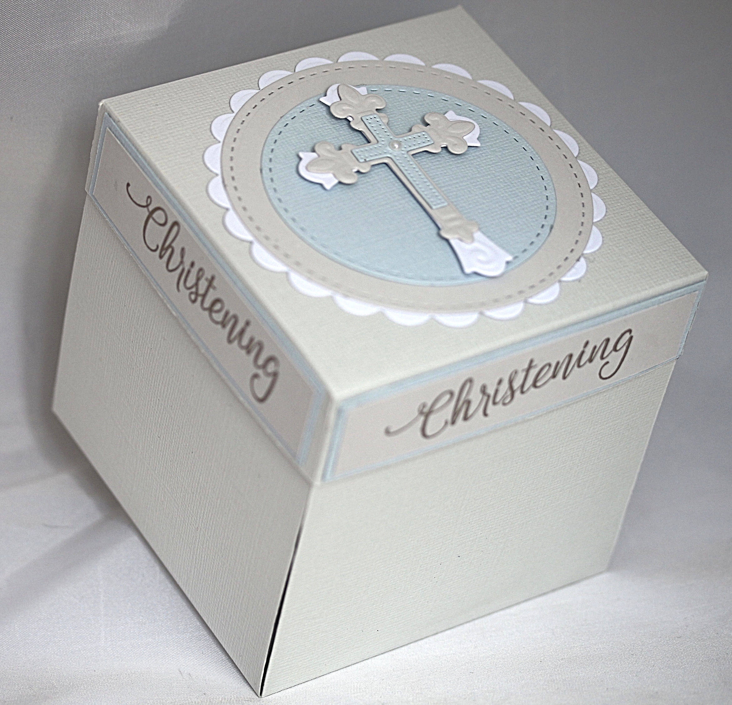 Baby Boy Exploding Christening Box Keepsake - Etsy Canada