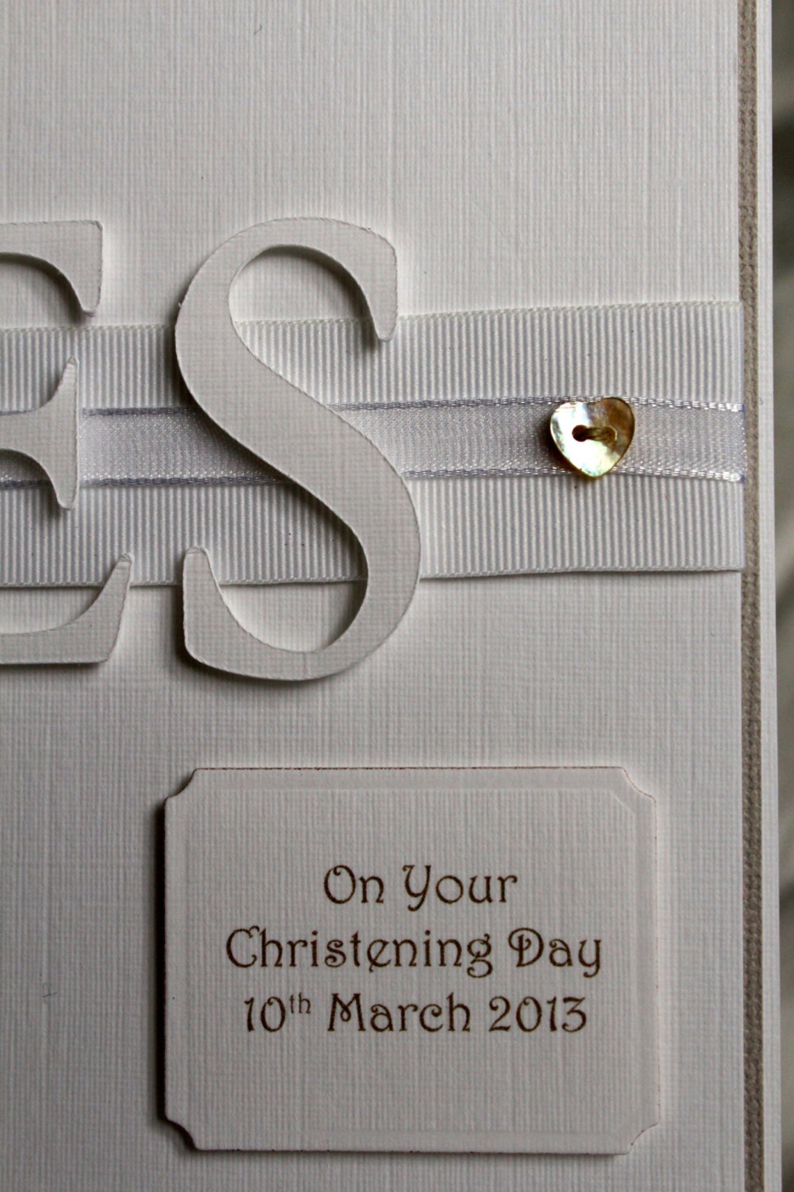 Personalised Christening Card. - Etsy