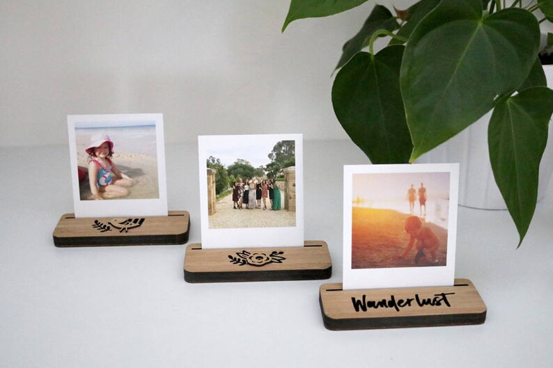 Photo Stands Mini Wanderlust Display Your Instagram - Etsy
