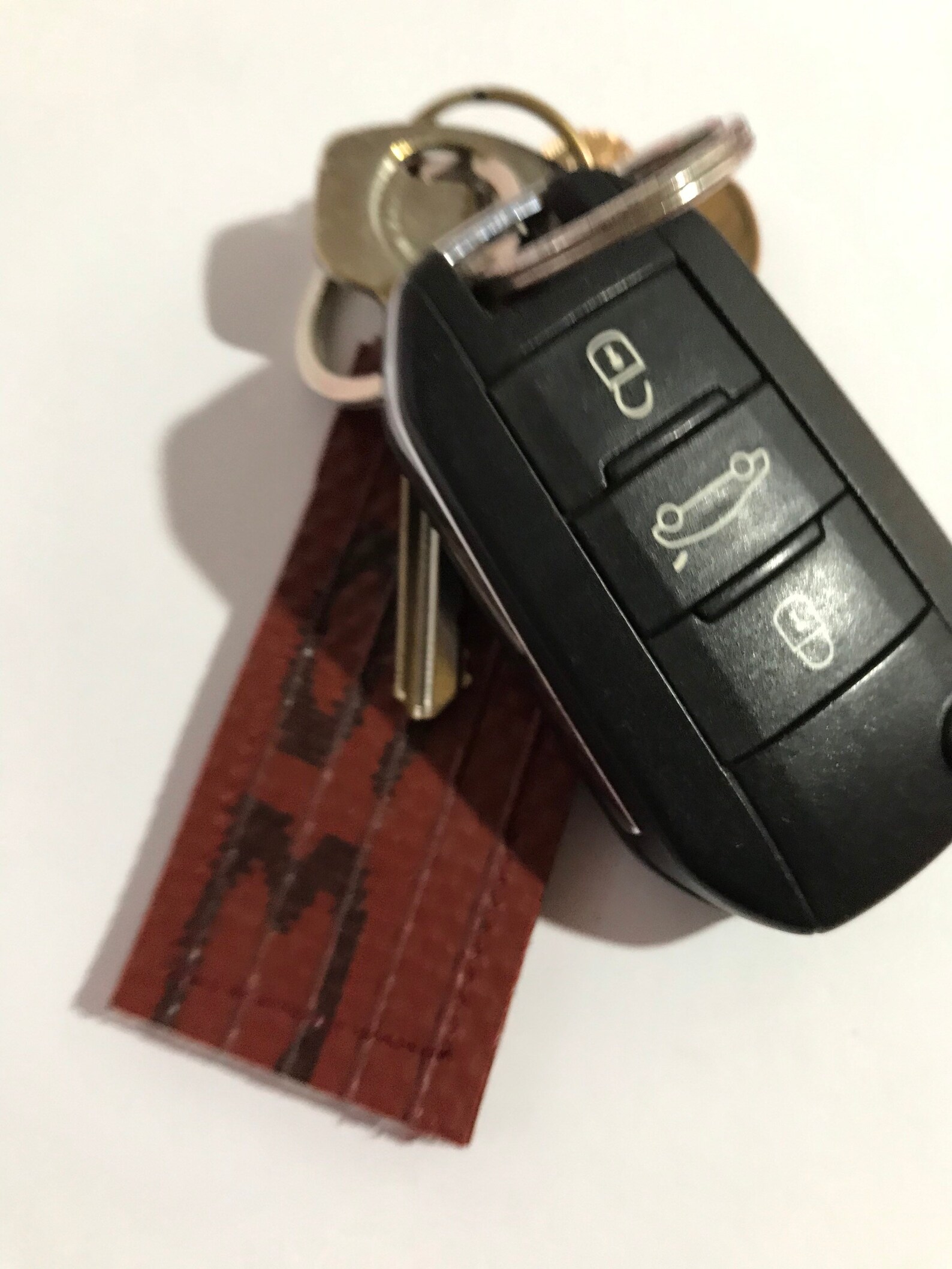 Fire Hose Keyring, Firefighters Keyring, Keyring, Recycled Keyring ...