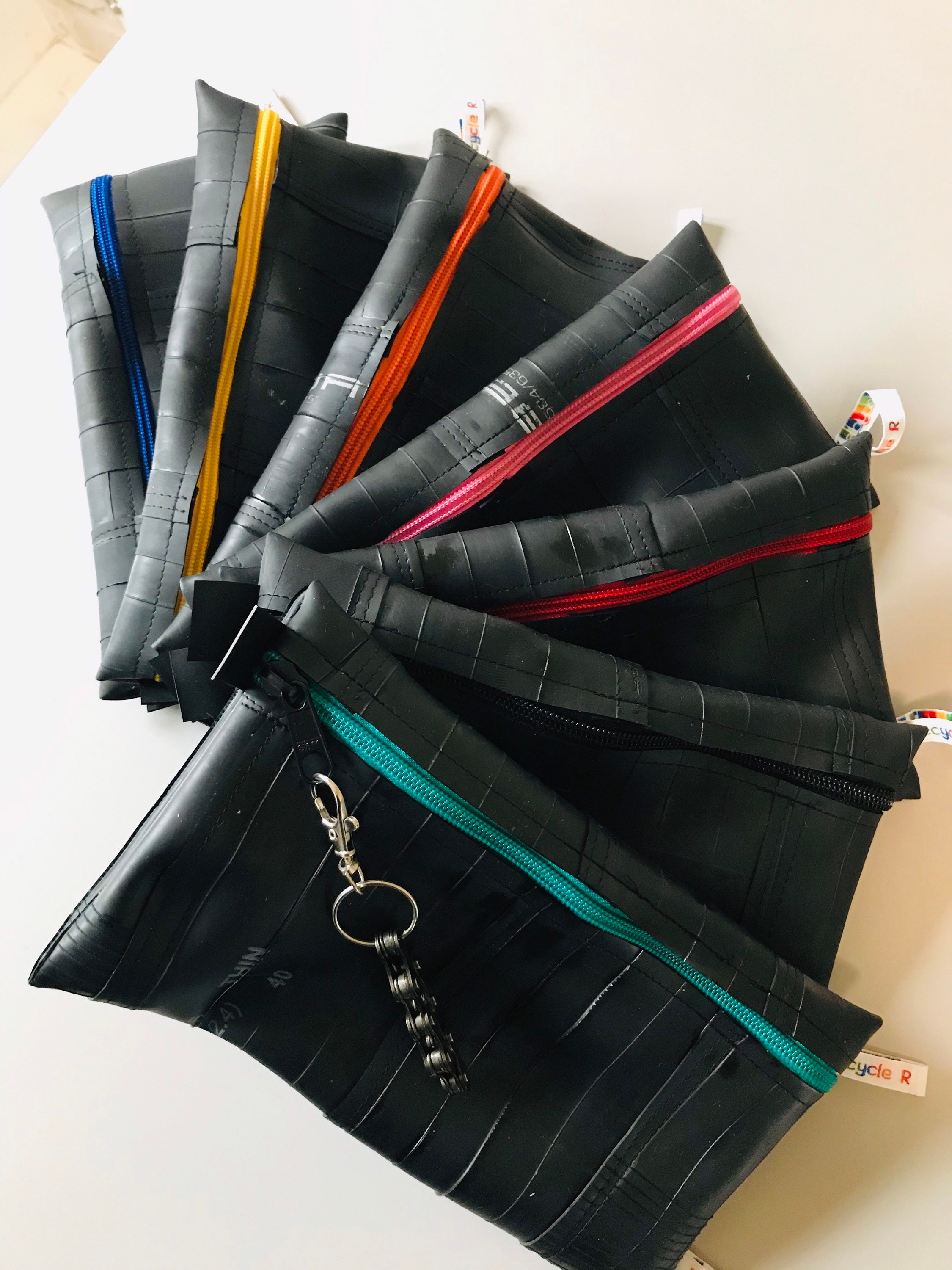 Inner Tube Zipped Pouch Inner Tube Pencil Case Recycled - Etsy Australia