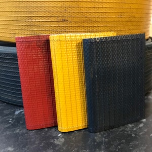Fire Hose Wallet, Fire Hose Card Wallet, Card Holder, Recycled Card ...