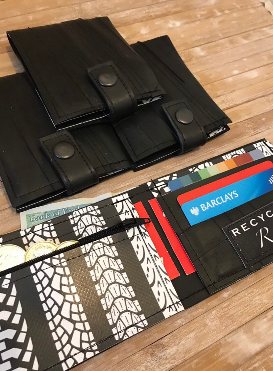 Inner Tube Wallet, Mens Wallet, Bifold Wallet, Inner Tube, for Cyclists ...