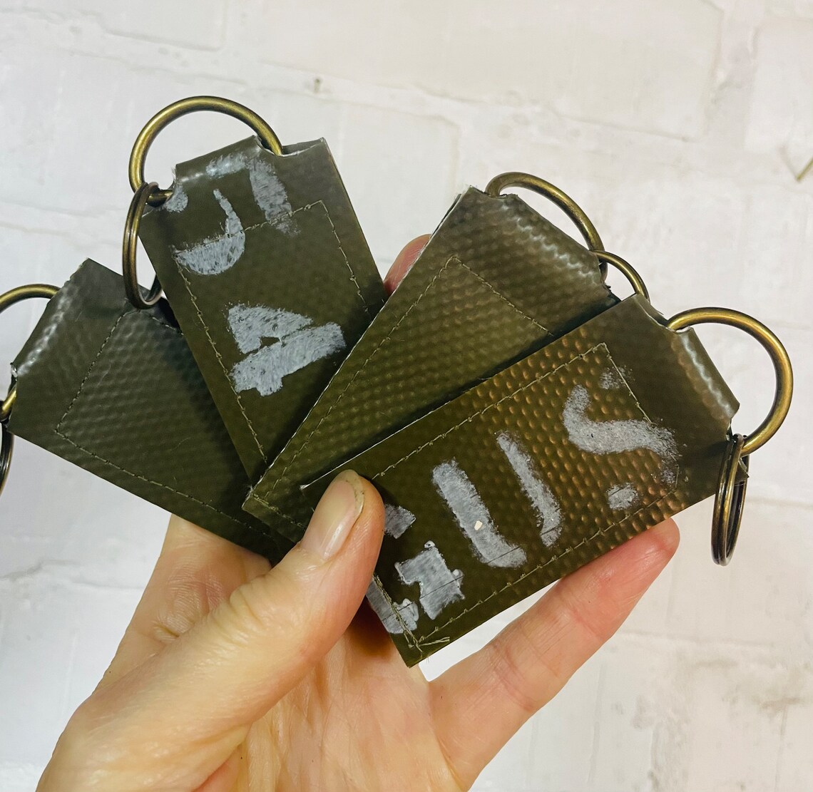 Fire Hose Keyring Firefighters Keyring Keyring Recycled - Etsy UK