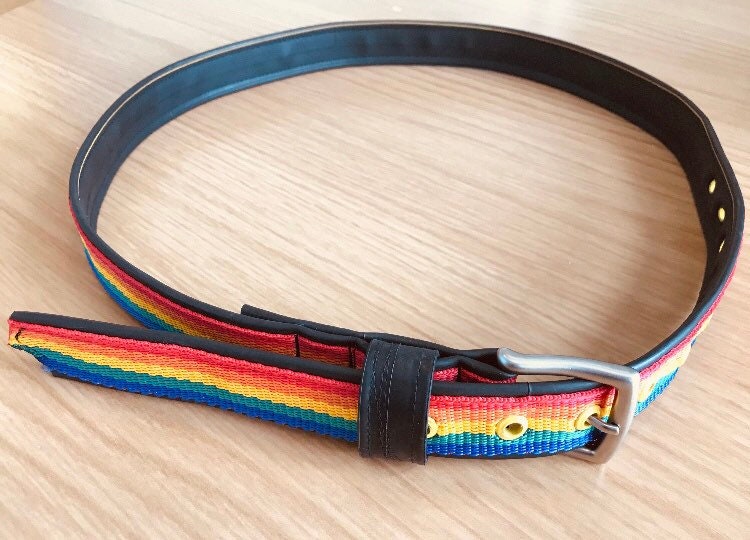Pride Belt Rainbow Belt Inner Tube Belt Colourful Belt - Etsy UK