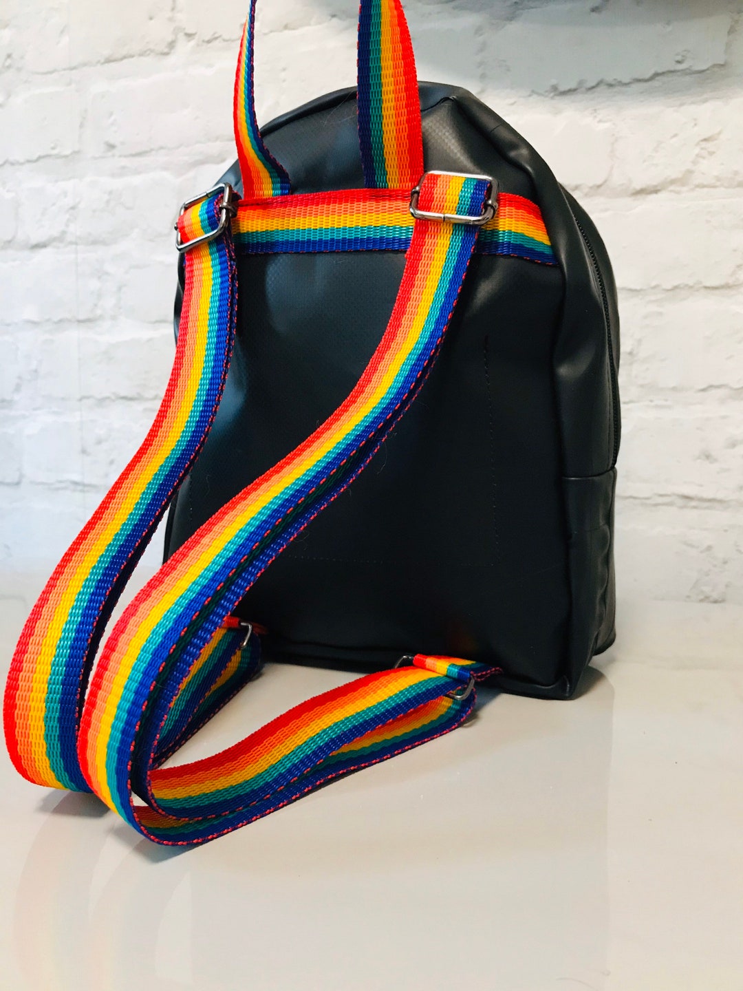 Inner Tube Mini Backpack, Pride Backpack, Rainbow Backpack, Recycled ...