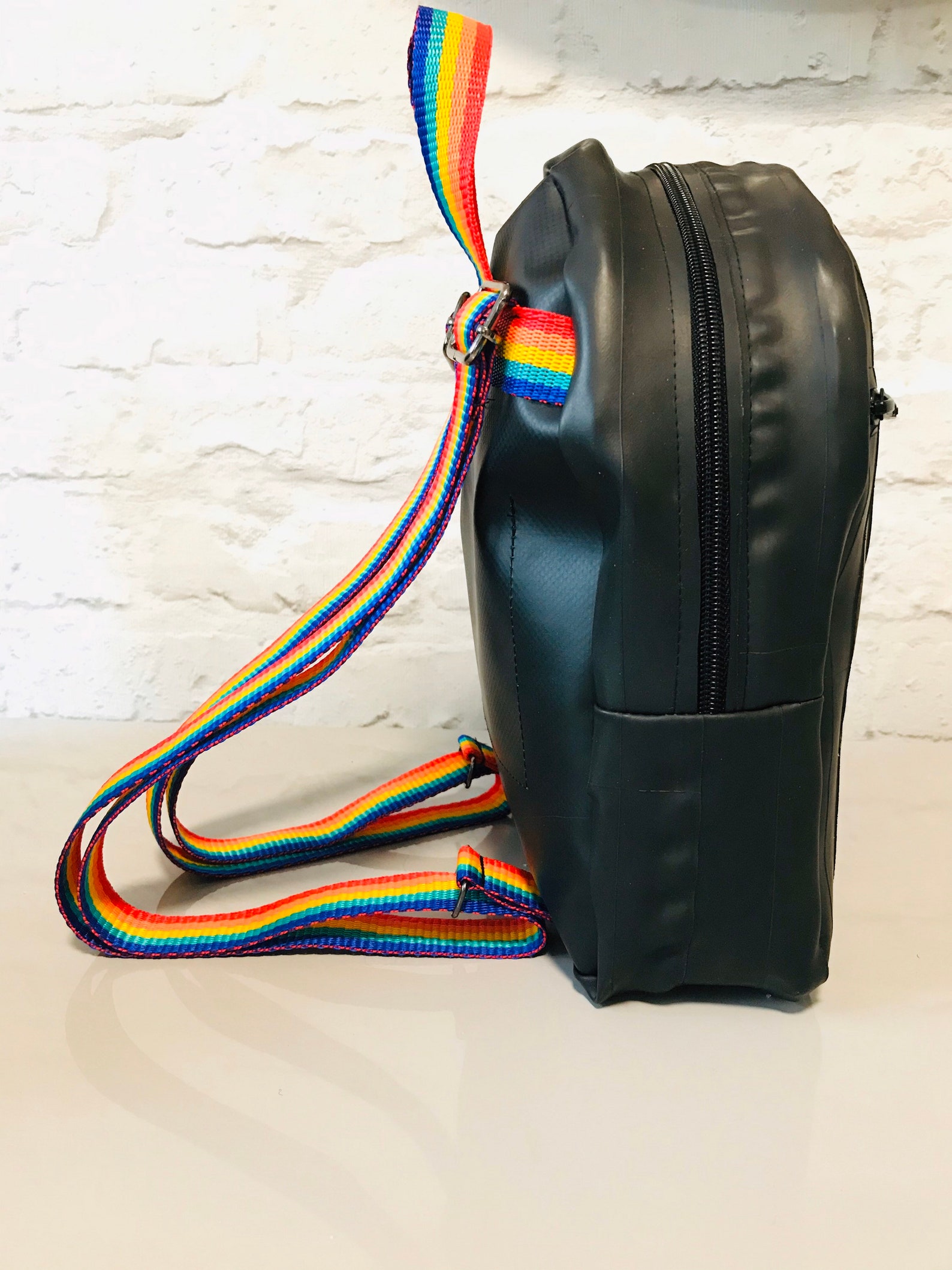 Inner Tube Mini Backpack Pride Backpack Rainbow Backpack - Etsy