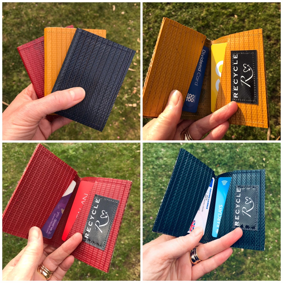 Fire Hose Wallet, Fire Hose Card Wallet, Card Holder, Recycled Card ...