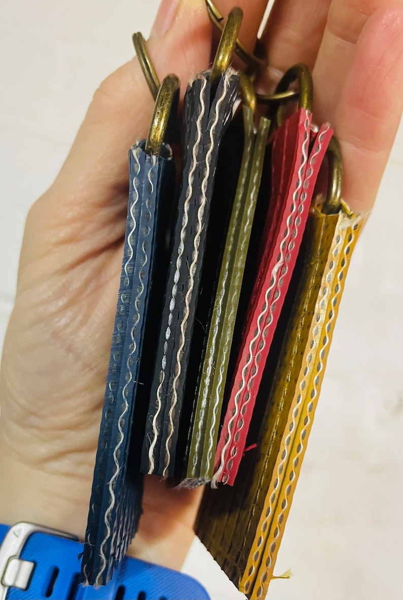 Fire Hose Keyring, Firefighters Keyring, Keyring, Recycled Keyring ...