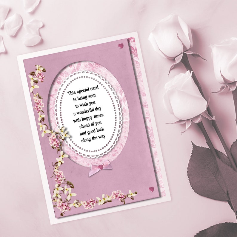 Wedding Card Inserts Digital Sheet, Printable Wedding Card Verses ...