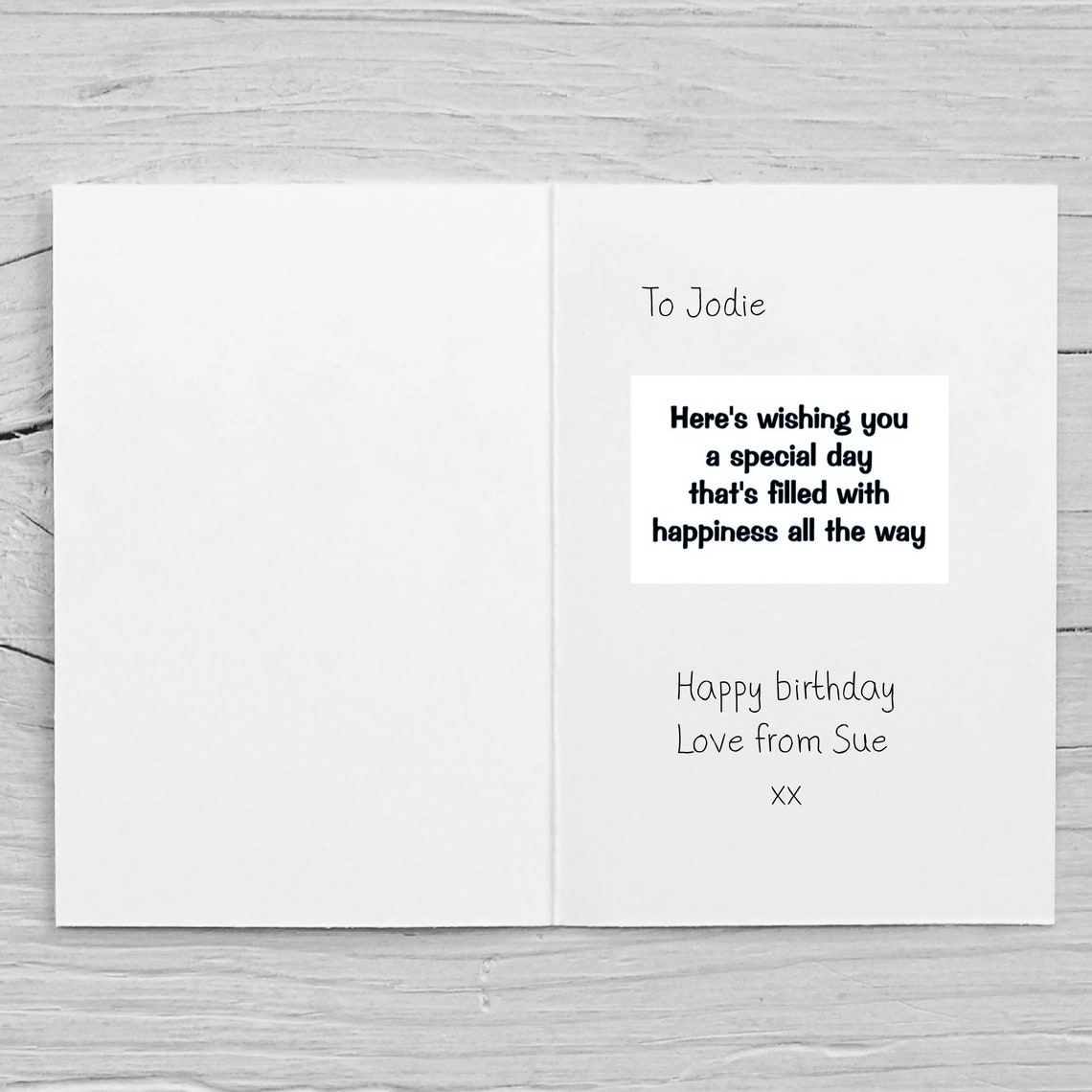 Birthday Card Inserts Digital Sheet, Printable Card Insert Verses ...