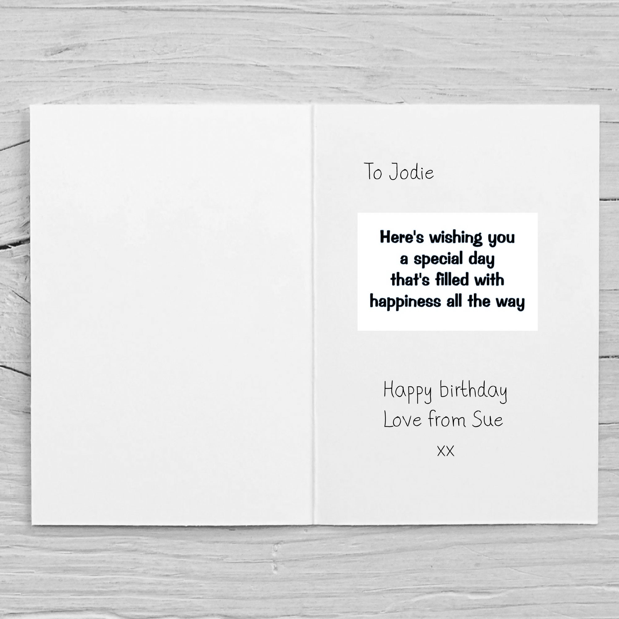 Birthday Card Inserts Digital Sheet, Printable Card Insert Verses ...