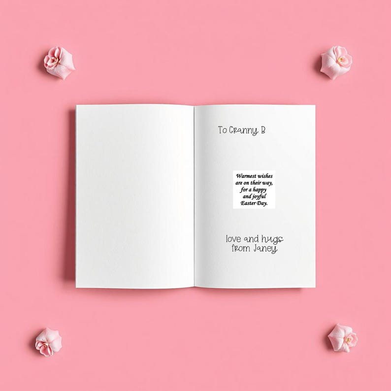 Easter Card Inserts JPG Digital Sheet, Printable Easter Card Verses ...