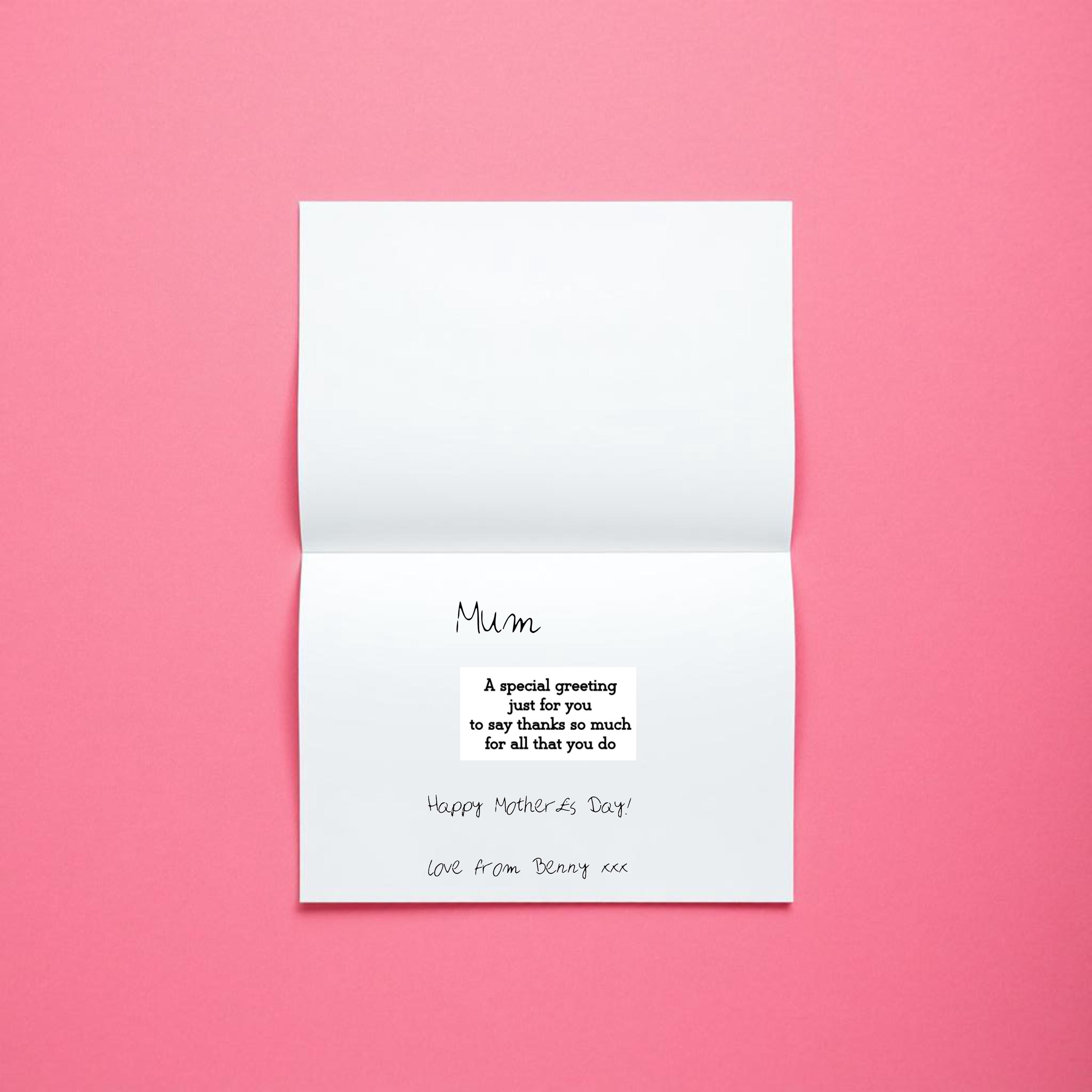 Mother's Day Card Inserts Digital Sheet, Mother's Day Sentiments ...