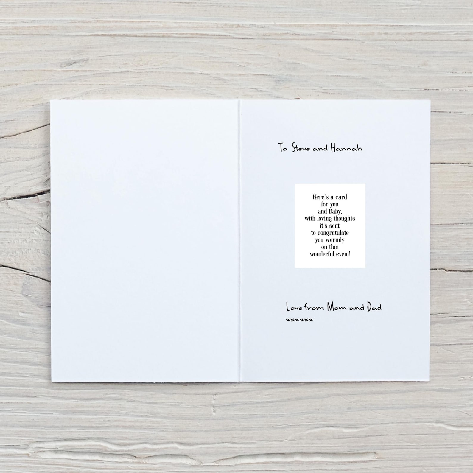 Printable Baby Card Inserts, Digital New Baby Greetings, Sayings for ...