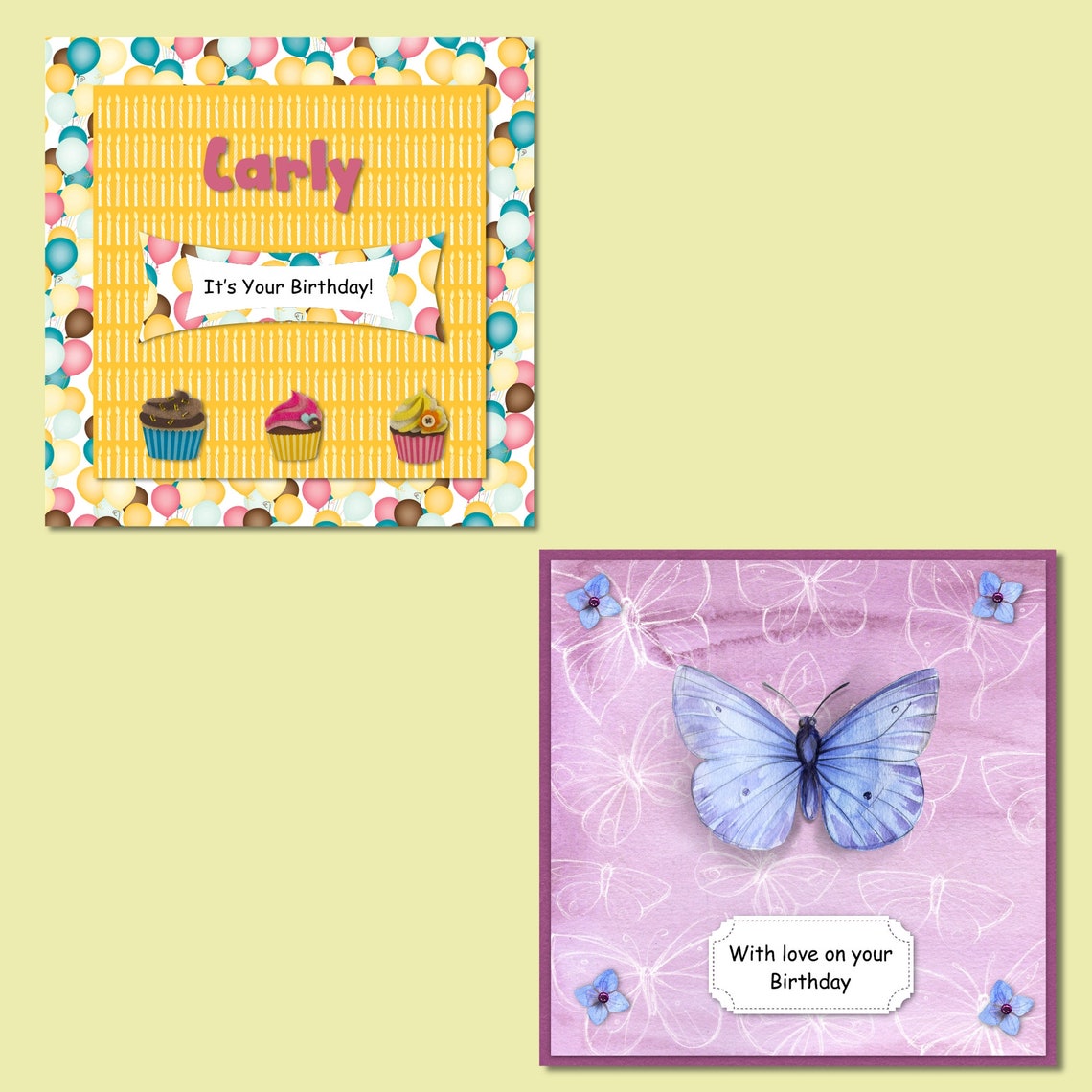 Birthday Sentiments Digital Sheet, Ready to Print Words and Phrases ...