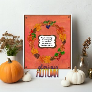 Thanksgiving Card Inserts Digital Sheet, Printable Card Verses, Inside ...