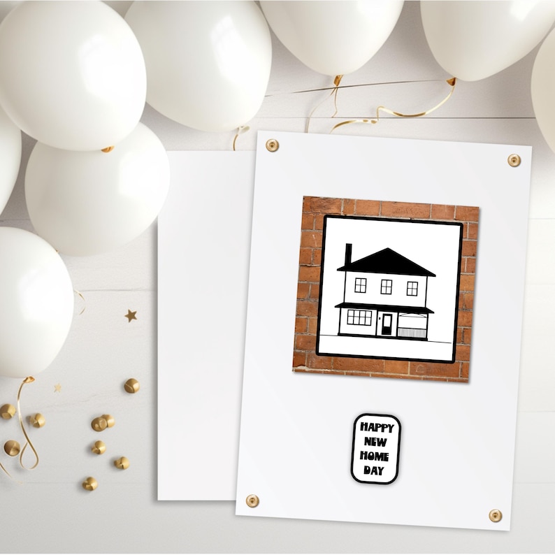 New Home Sentiments JPG Printable, Housewarming Digital Words, Card ...