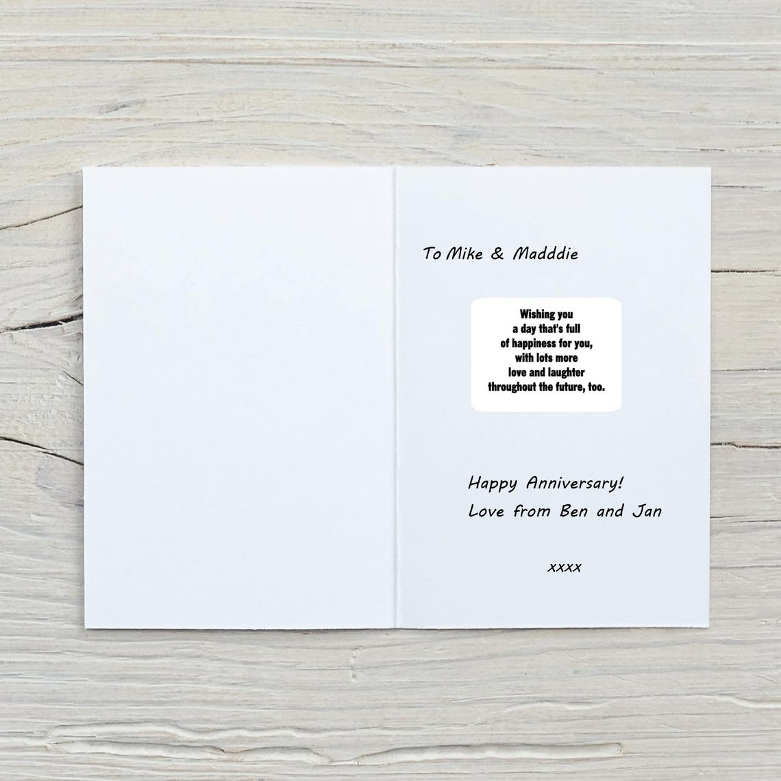 Anniversary Card Inserts Digital Sheet, Printable Anniversary Card ...