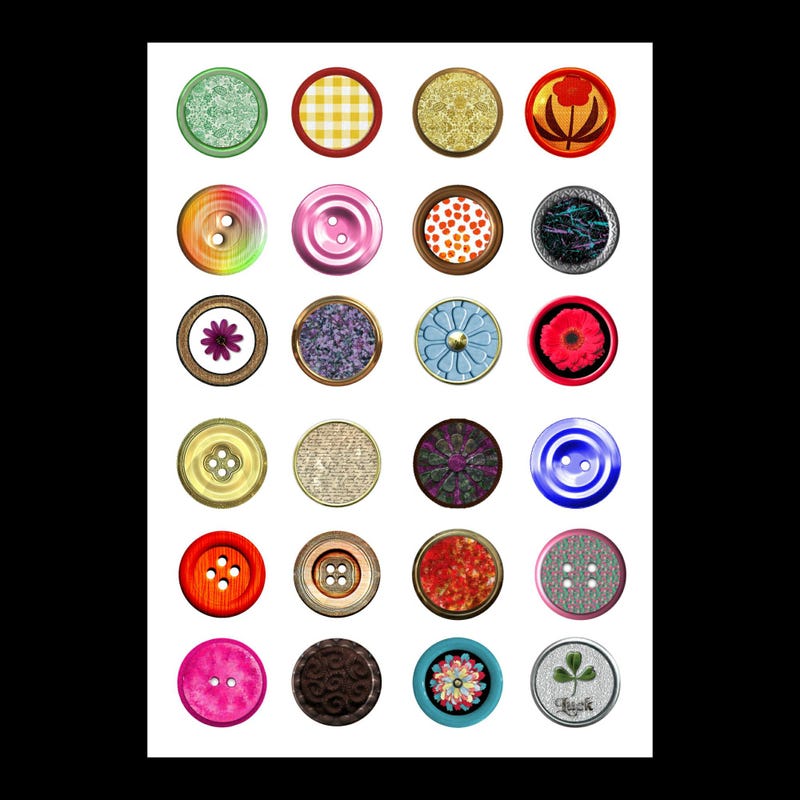 Digital Collage Sheet - Etsy