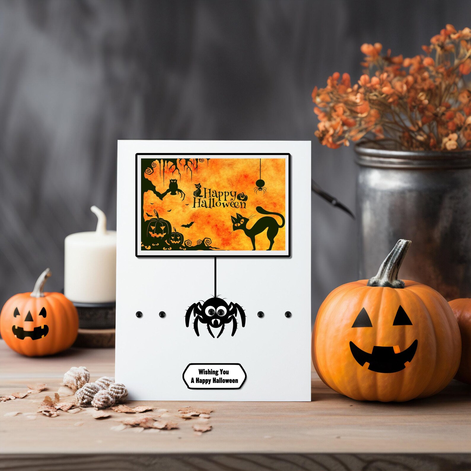 Halloween Sentiments JPG Digital Sheet, Printable Halloween Sentiments ...