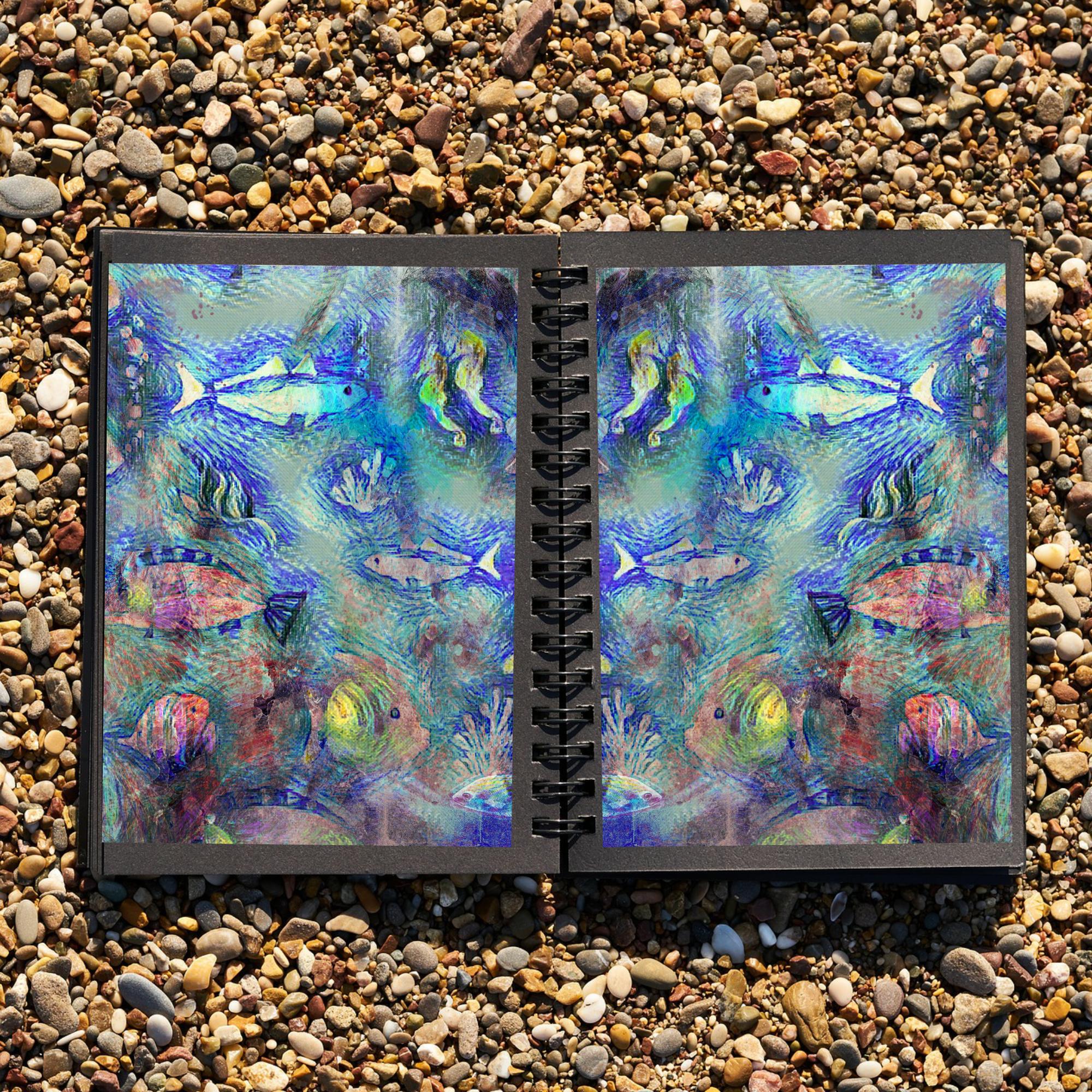 Under the Sea Digital A4 Paper Pack, Ocean Themed Background, Instant ...