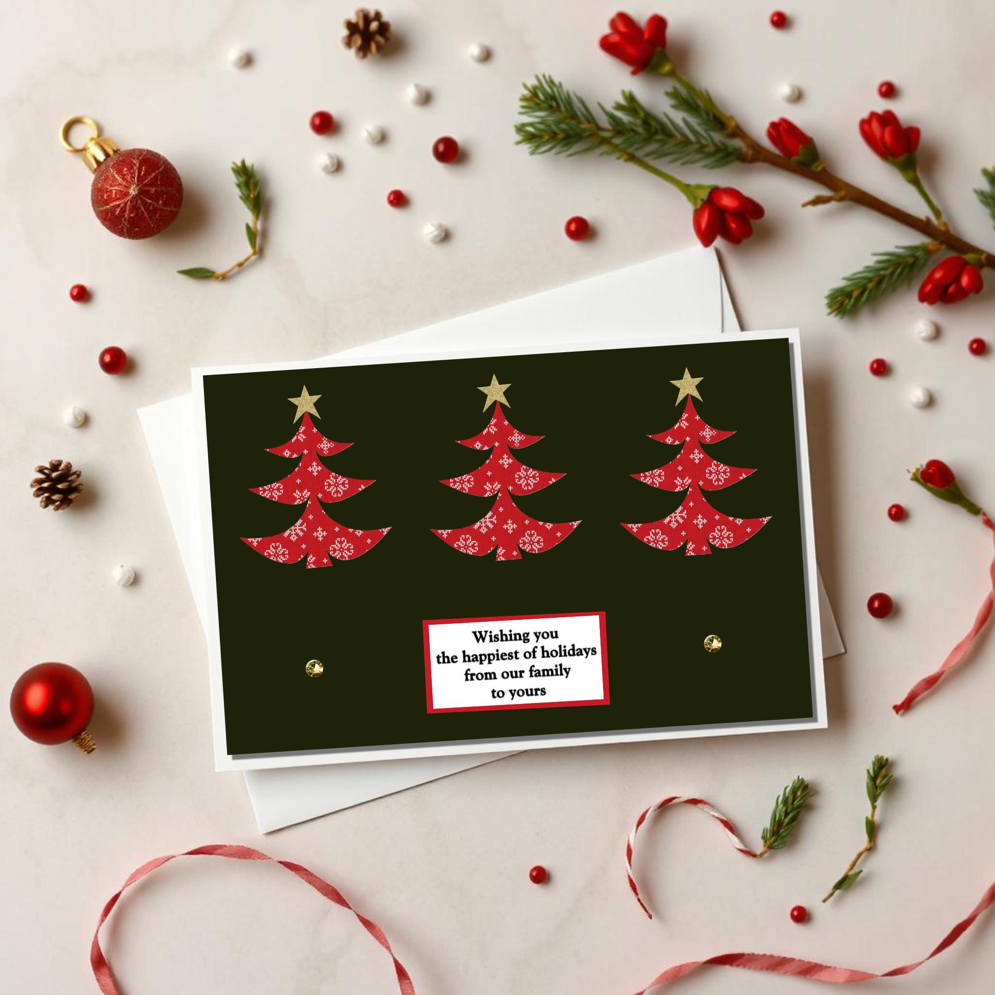 Christmas Card Inserts Digital Sheet, Printable Christmas Card Verses ...