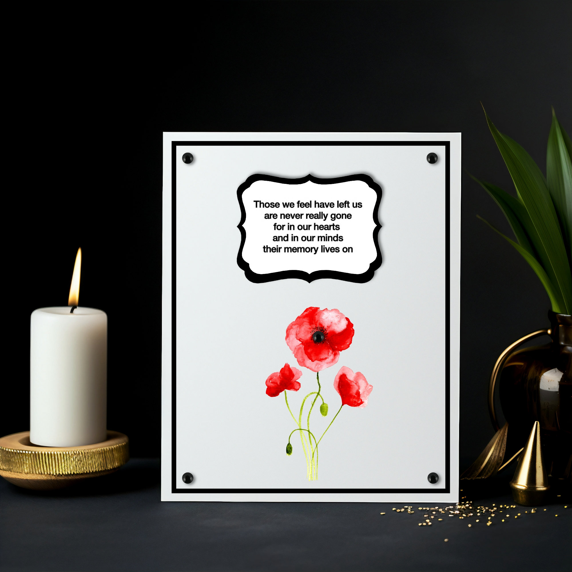 Sympathy Card Inserts Digital Sheet, Sympathy Card Inside Sentiments ...