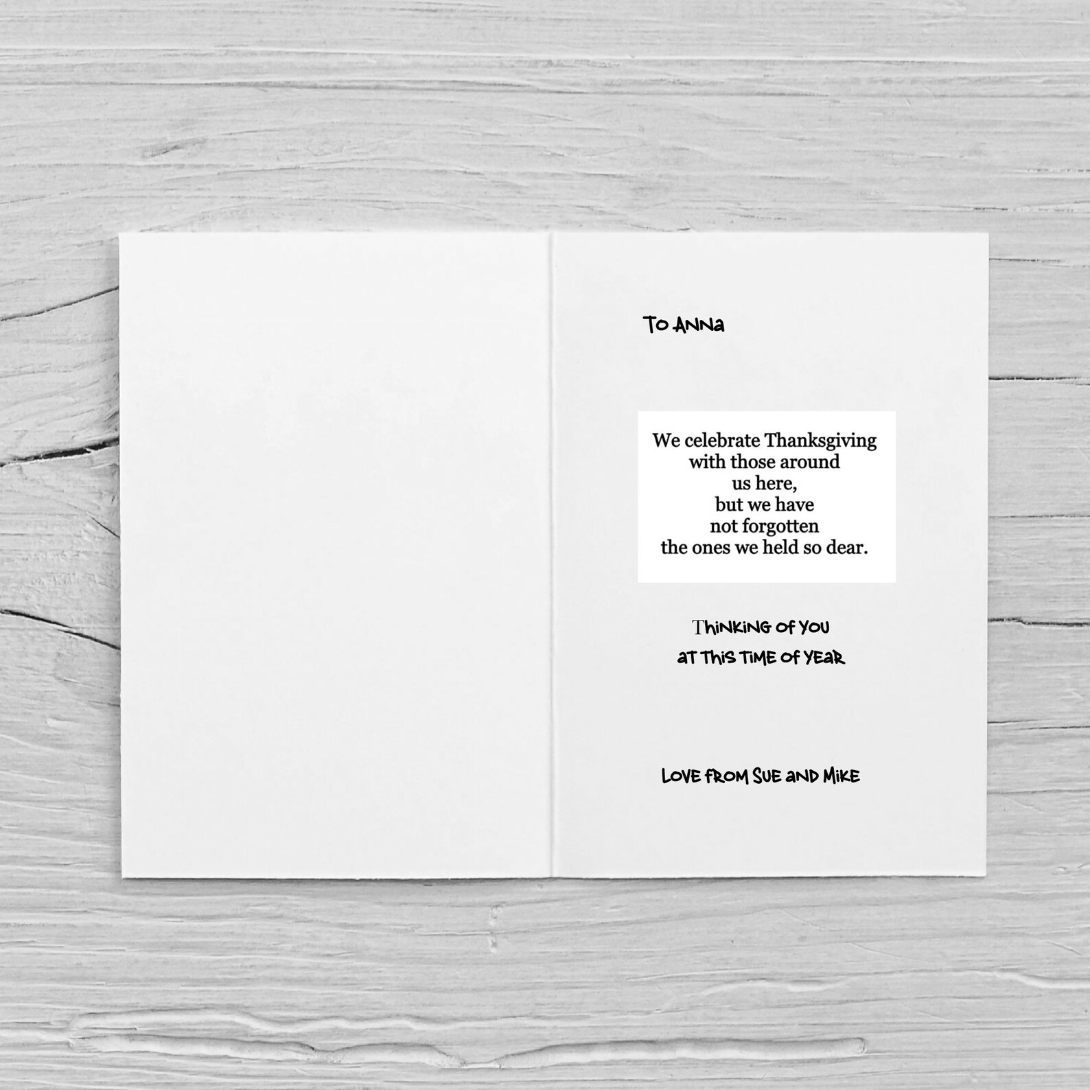 Thanksgiving Card Inserts Digital Sheet, Printable Card Verses, Inside ...